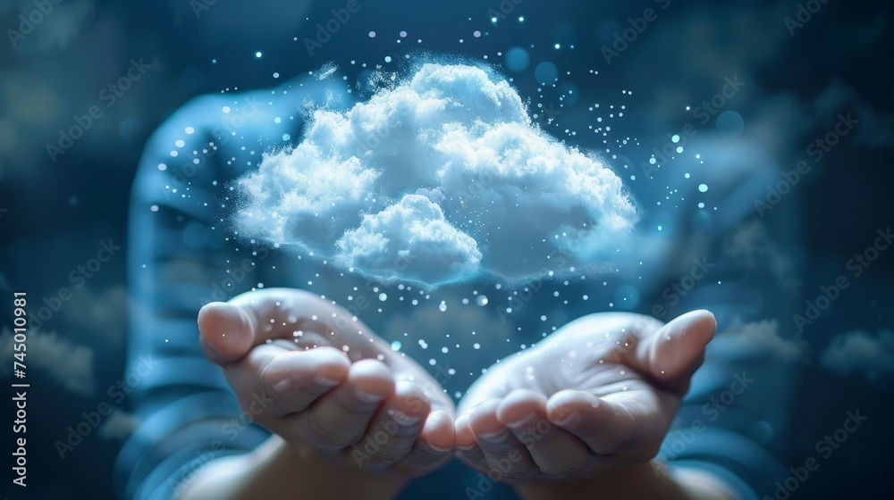 Explore the fusion of IoT with cloud computing, showcasing smart ...