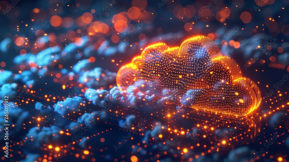 Journey into the heart of cloud computing, where cybersecurity measures ...