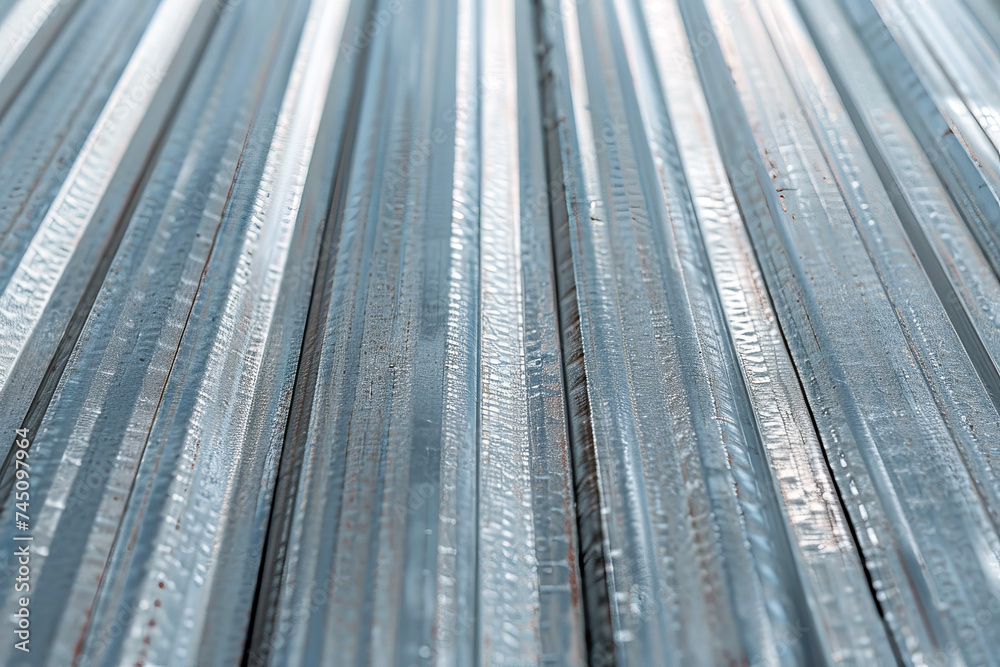 Corrugated Metal Texture. The Ridges and Gloss of Corrugated Metal ...