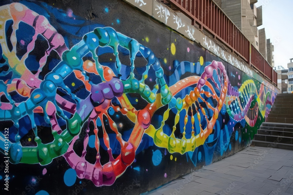 The dynamic nature of gene expression. Graffiti-style representations ...