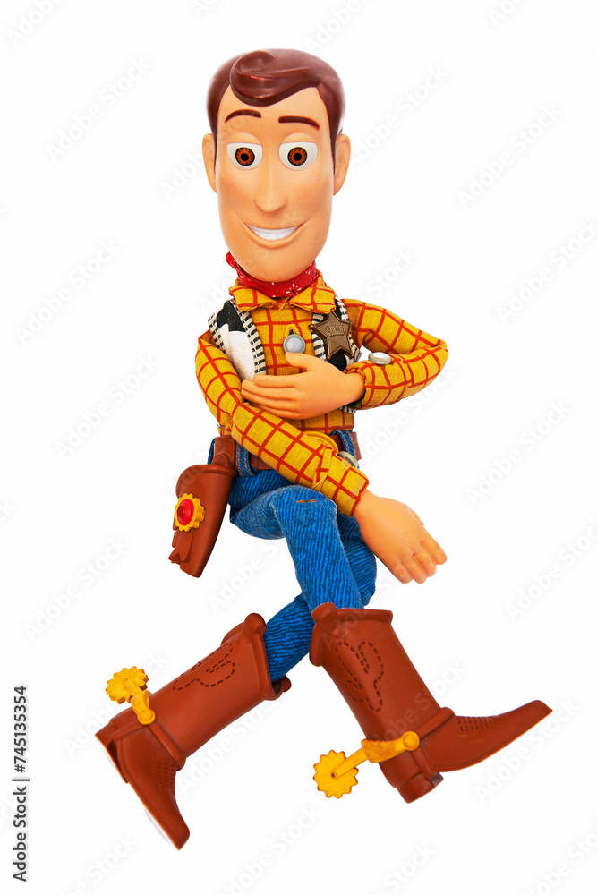 Sheriff Woody Pride - a cowboy rag doll who appears in Toy Story movie ...