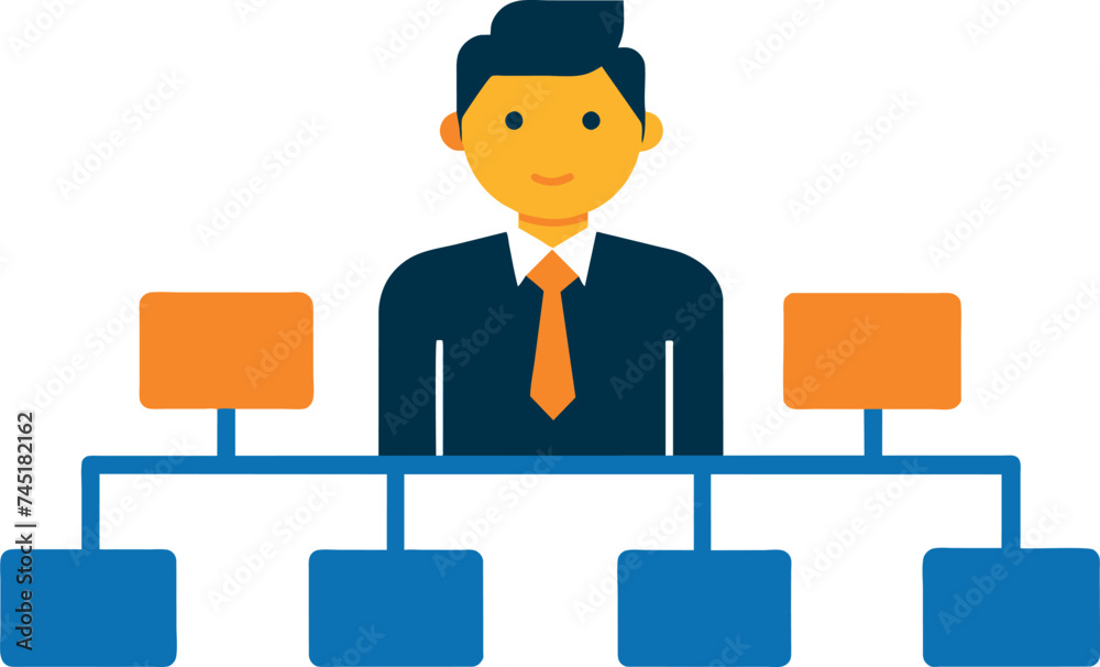 A businessman or CEO may reorganize staff role charts, reorganize ...