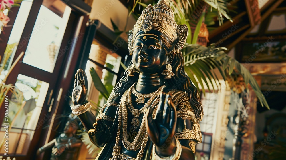 Ancient style Kali statue inspired by historical depictions her form ...