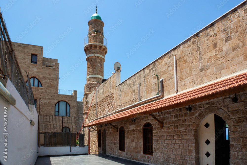 View of the al-Bahr Mosque or Masjid al-Bahr (meaning The Sea Mosque ...