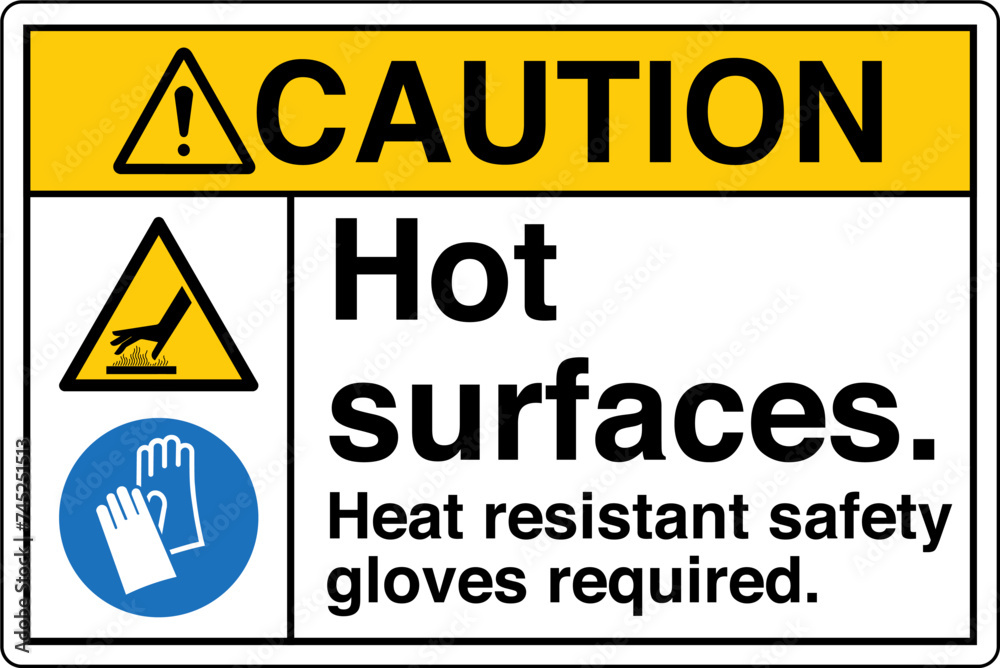 ANSI Z535 Safety Sign Marking Label Two Symbol Pictogram Standards ...