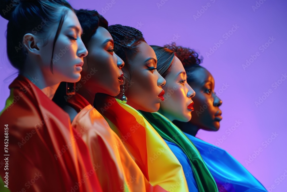 LGBTQ Pride khaki green. Rainbow one sided love colorful china pink ...