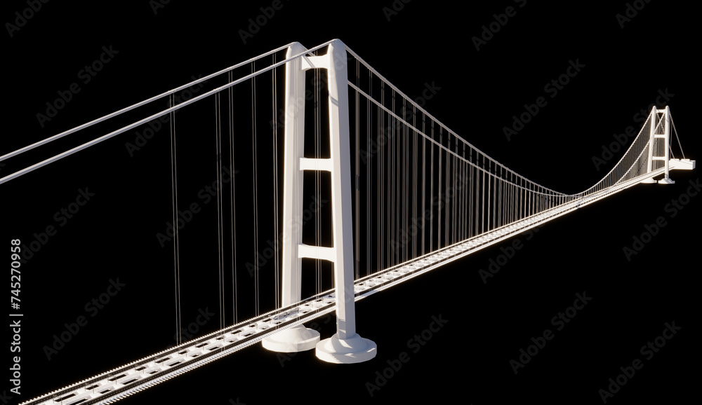 Bridge over the Strait of Messina, design and architecture, study of ...