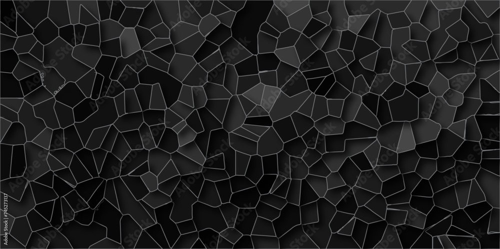 dark and gray Geometric Broken quartz Modern creative background with ...