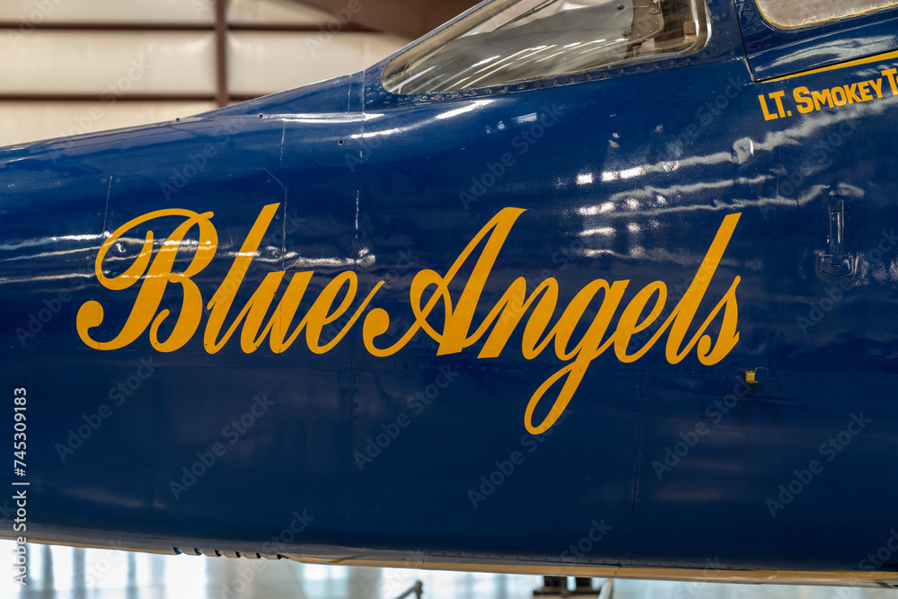 Tucson, Arizona - December 21, 2023: US Blue Angels aircraft and plane ...