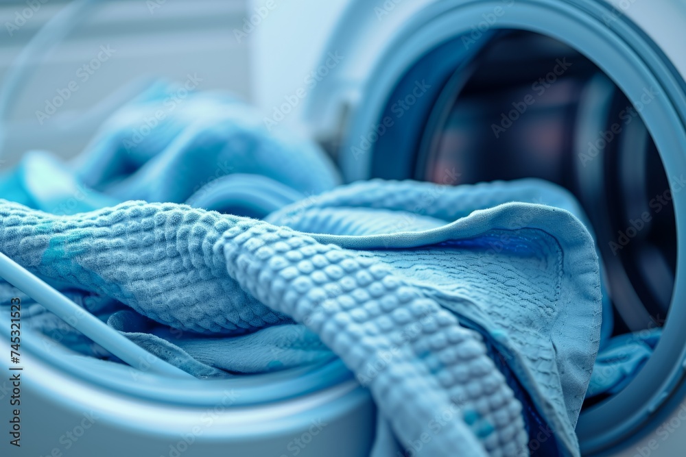 Washing machine detailed view laundry hygiene equipment fresh clean ...