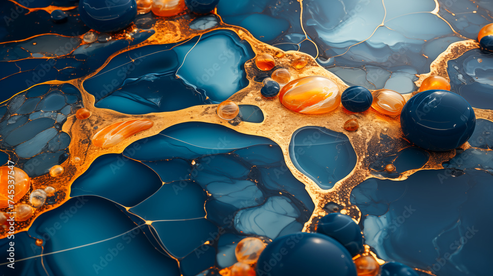Abstract background with fluid art. Elegant background for website ...