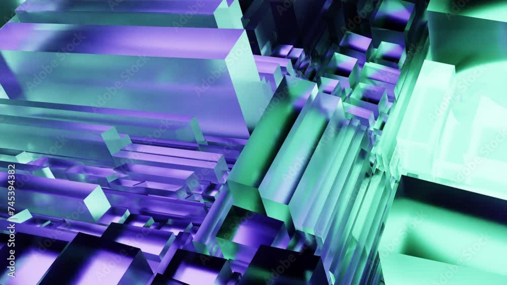 3d abstract art rendering of 3d background video animation with ...