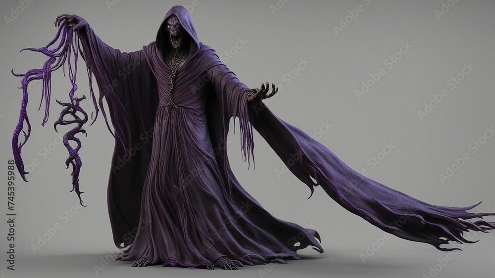 A dementor dragon demon that has been possessed and corrupted by a ...