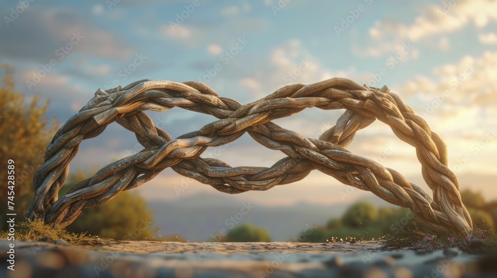 Bridge formed by hands interlocking signifies unity and conquering ...
