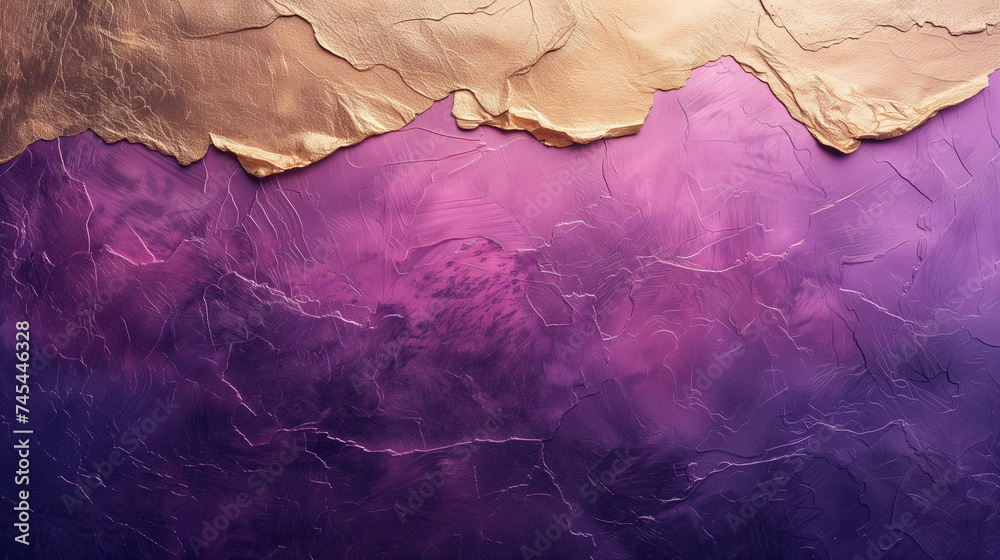 Purple and gold texture background design. Purple and gold rough ...