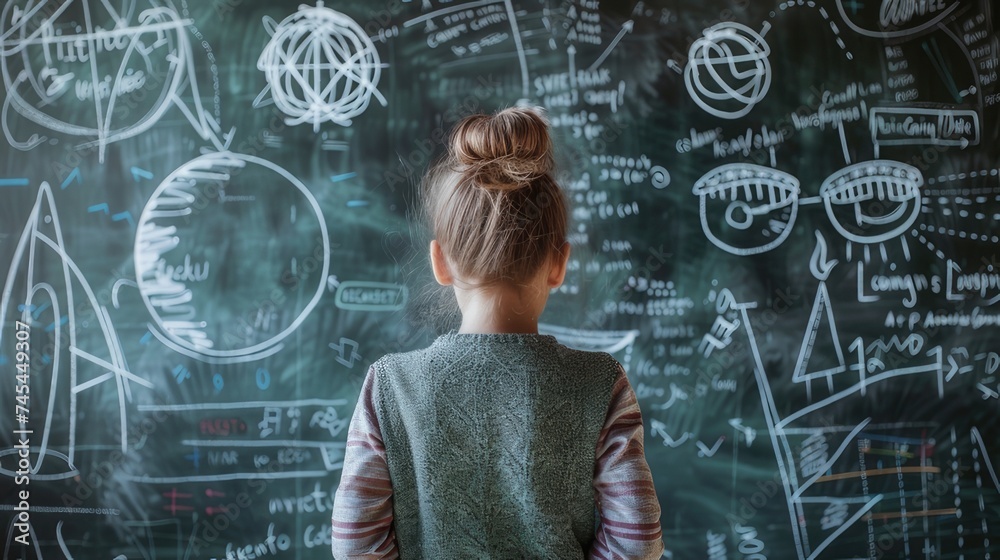 Chalkboard classroom-themed images capture the essence of active ...