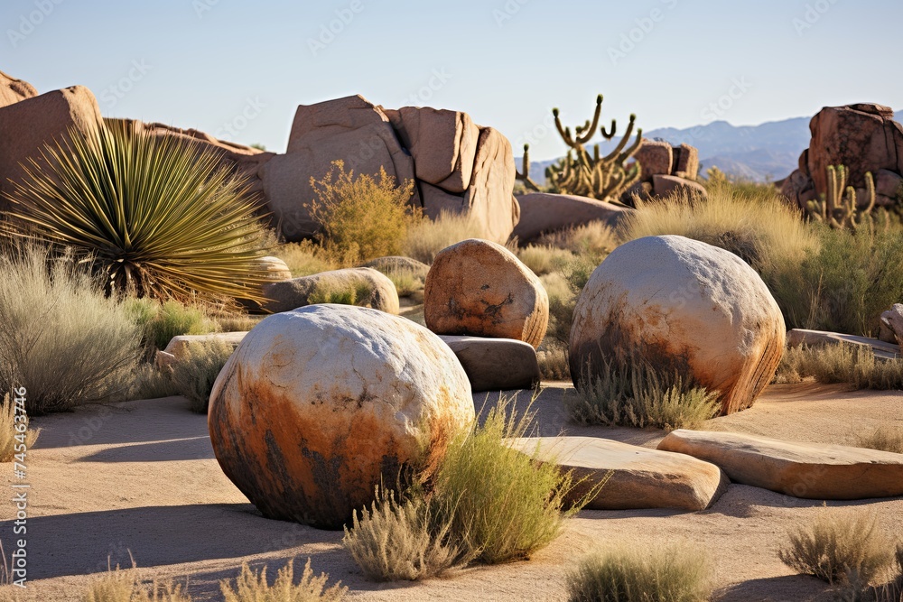 Native Grasses and Boulders: Minimalist Desert Landscape Designs for ...