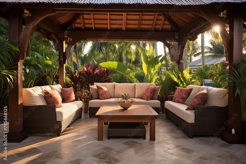 Tropical Resort-inspired Patio Ideas: Open-air Pavilions, Thatched ...