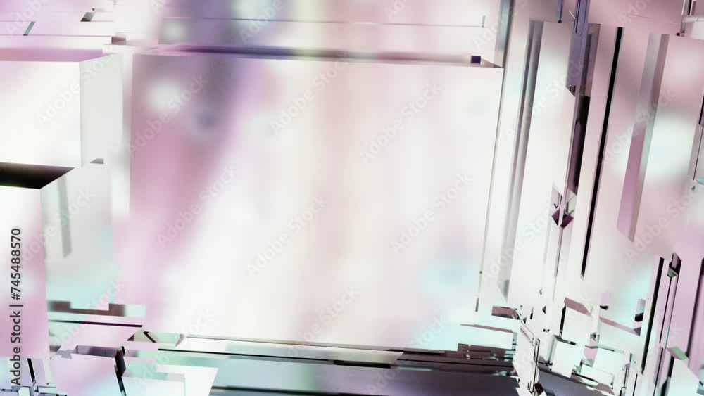 3d abstract art rendering of 3d background video animation with ...