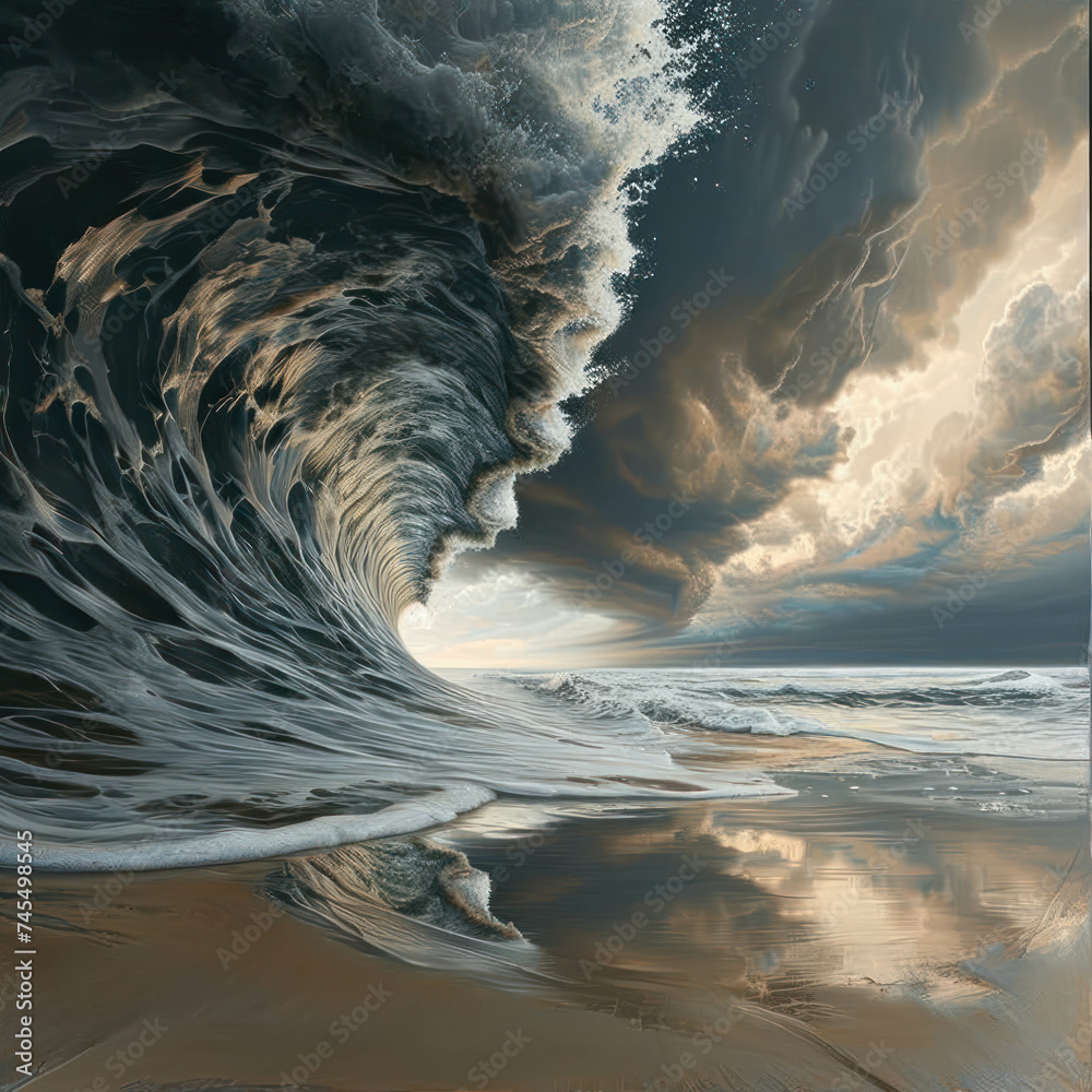 Explore the infinite depths of creativity with this surreal image ...