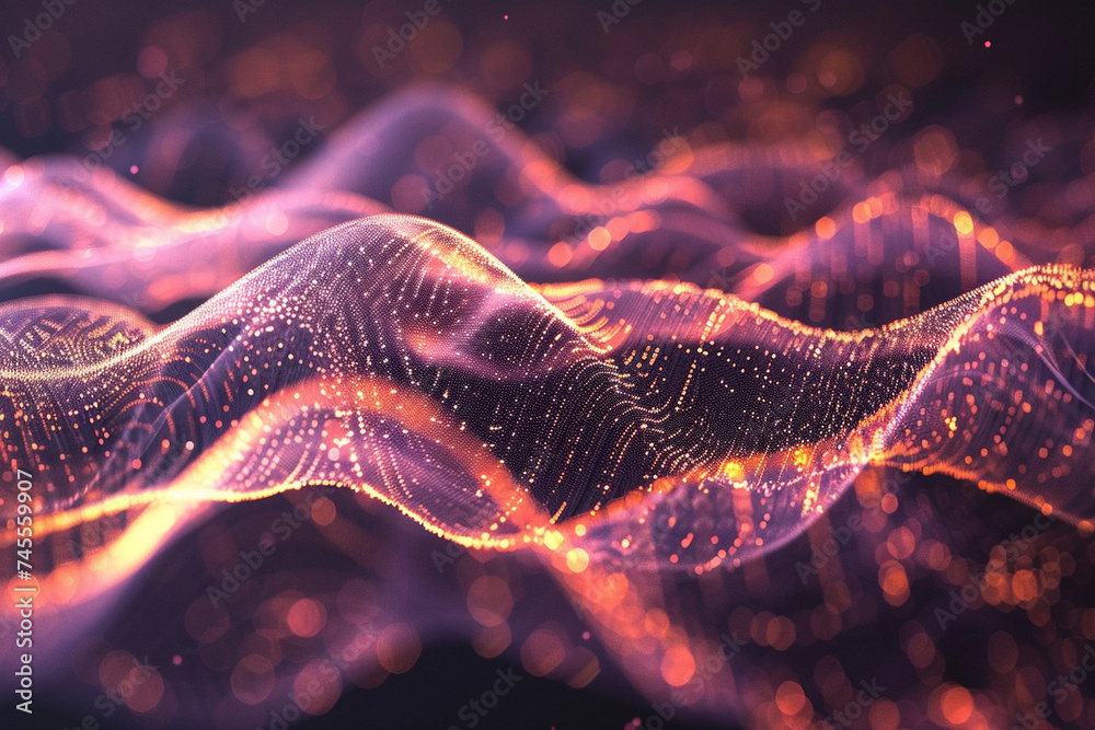 Poster Elliott waves visualized as dark, electric currents, predicting ...