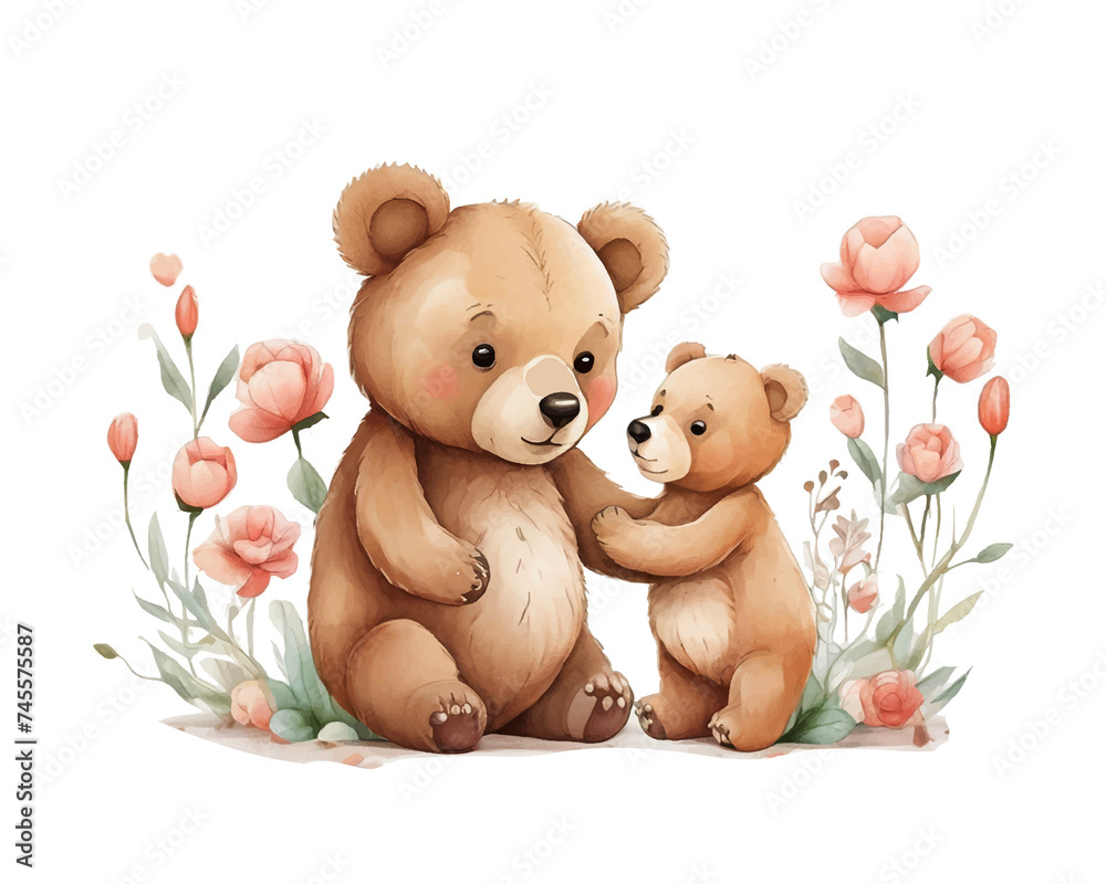 Cute tree illustration, cartoon style tree vector for animation ...