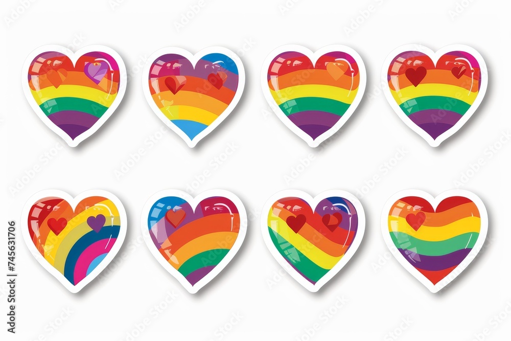 LGBTQ Sticker lgbtq pride sticker for joy design. Rainbow educated ...
