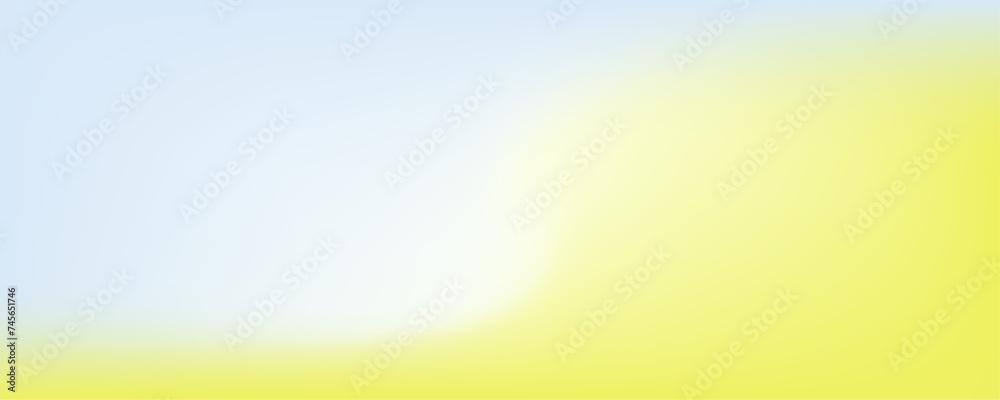 Abstract Pastel Blue and Yellow gradient Background. Swirling Blue and ...