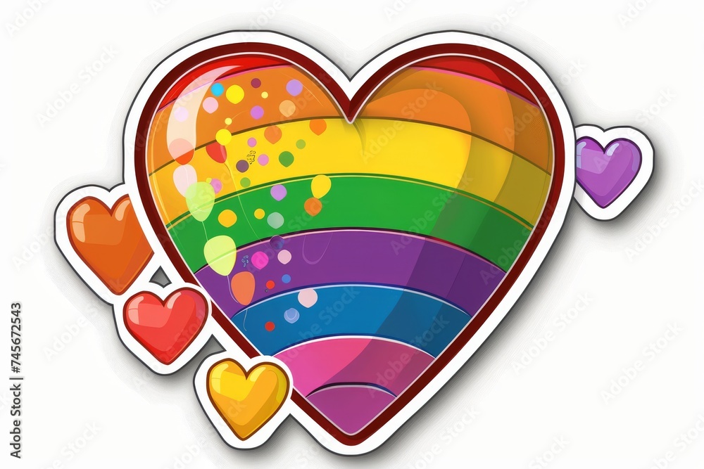 LGBTQ Sticker self identity design. Rainbow lgbtq hotlines sticker ...