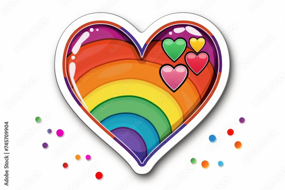 LGBTQ Sticker snicker sticker design. Rainbow rainbow flag sticker ...