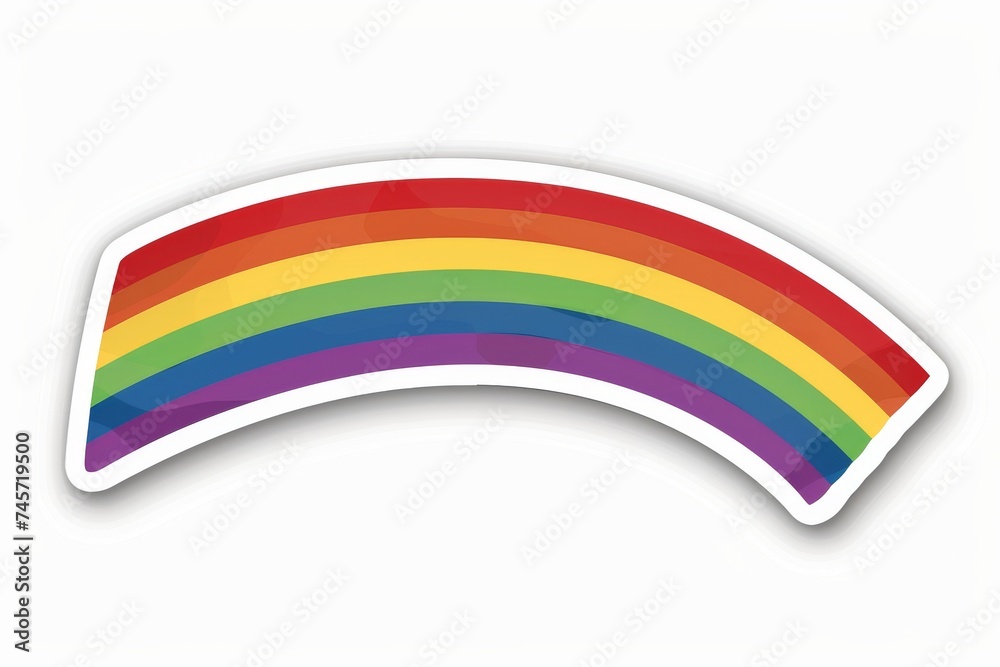 LGBTQ Sticker charisma design. Rainbow charismatic motive lgbtq pride ...