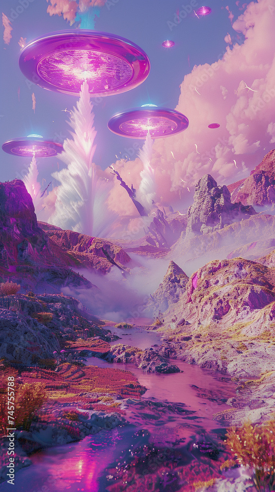 Cybersecurity shield emerging from geysers protecting a firebird as ...