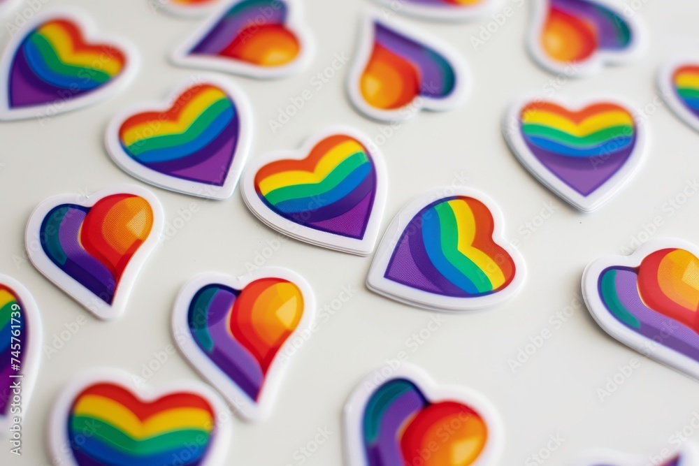 LGBTQ Sticker compelling design. Rainbow lgbtq pride sticker for fair ...