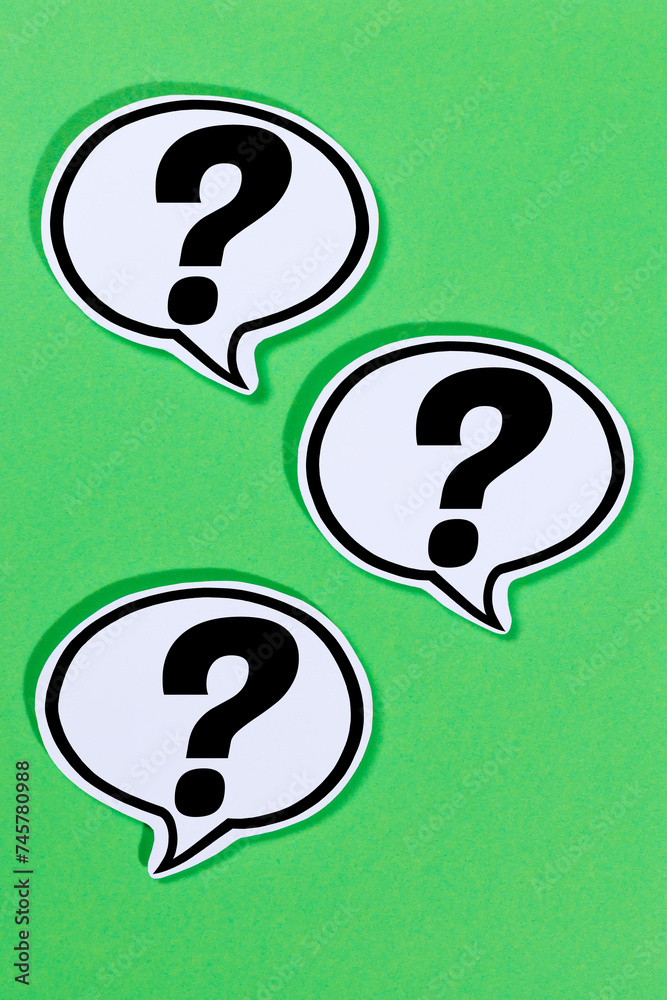 Question mark as a symbol for asking questions ask help problem ...