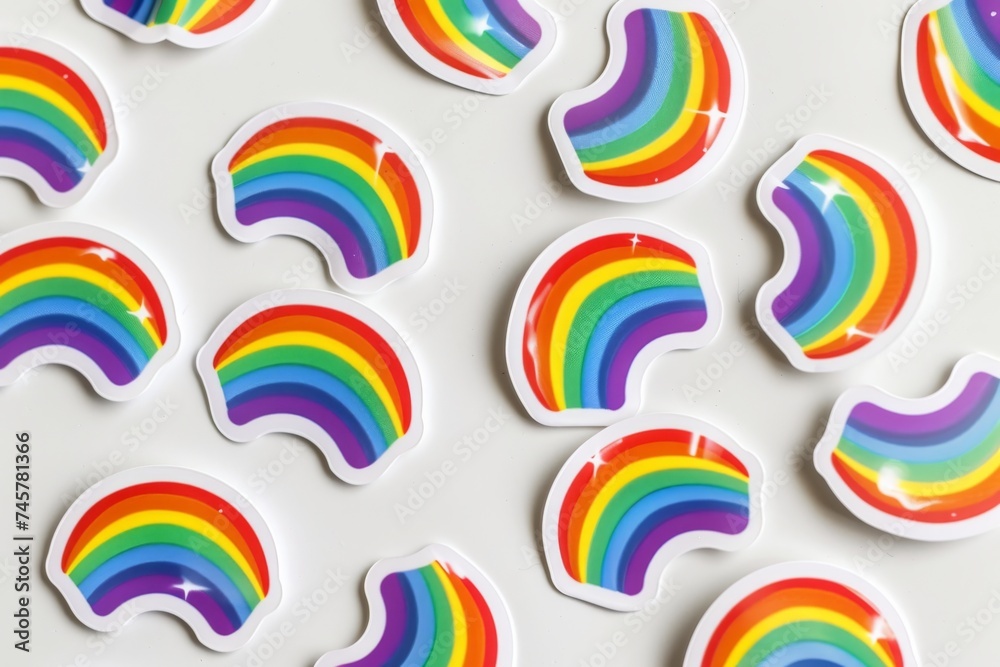 LGBTQ Sticker lust design. Rainbow ace pride sticker motive lgbtq pride ...