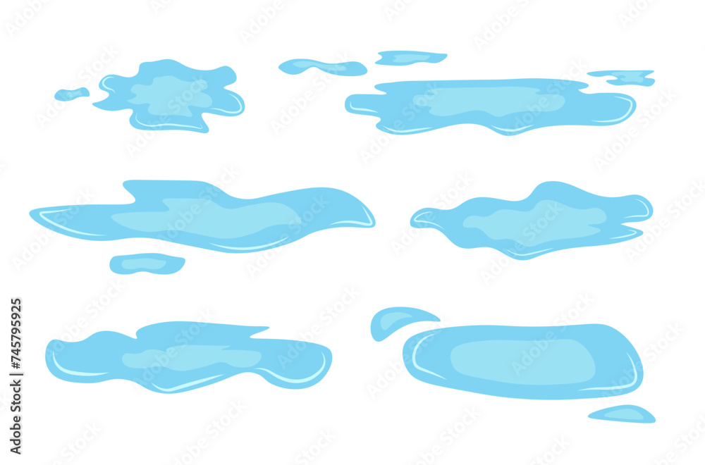 Tears drops. Sadness is cried by streams, tears or drops of sweat ...