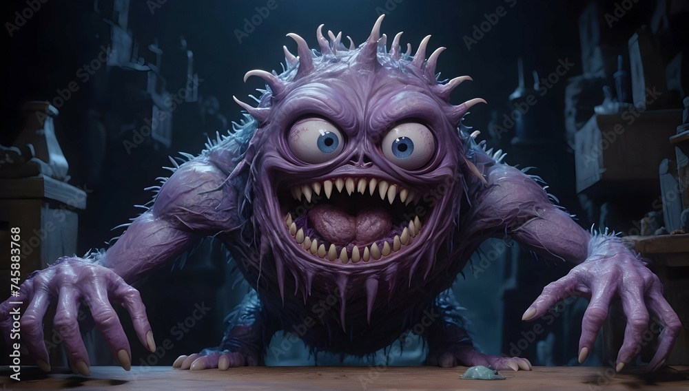 The stop-motion animation of the germ monster is a true work of art ...