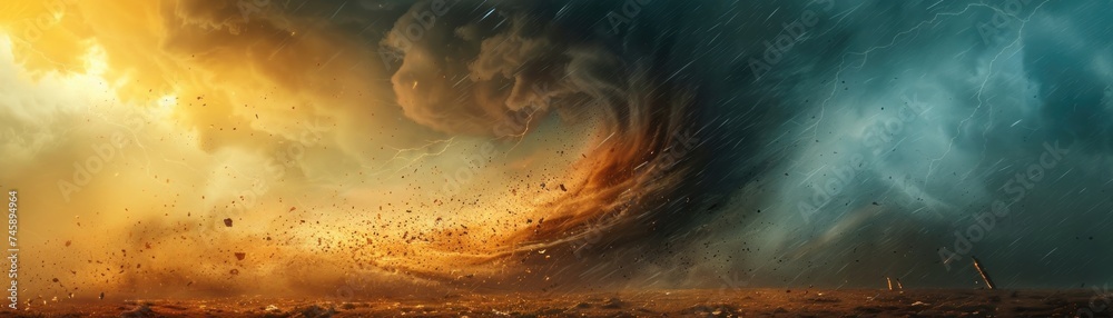 Majestic Sky Rages with the Power of a Giant Storm. Exploring the Wild ...