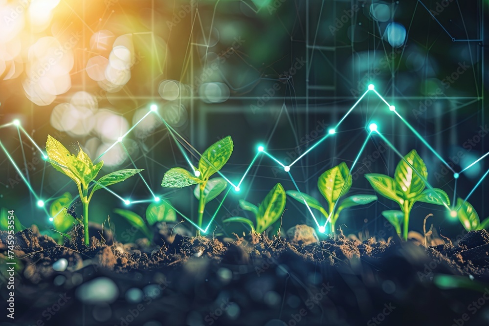 Seedlings Growth Tracking with Advanced Technology Young seedlings ...