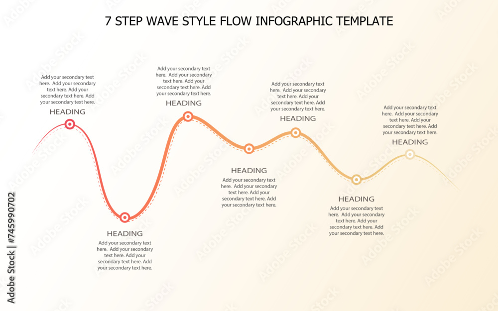 Fototapeta mapa świata dla dzieci Seven step wave flow style ...