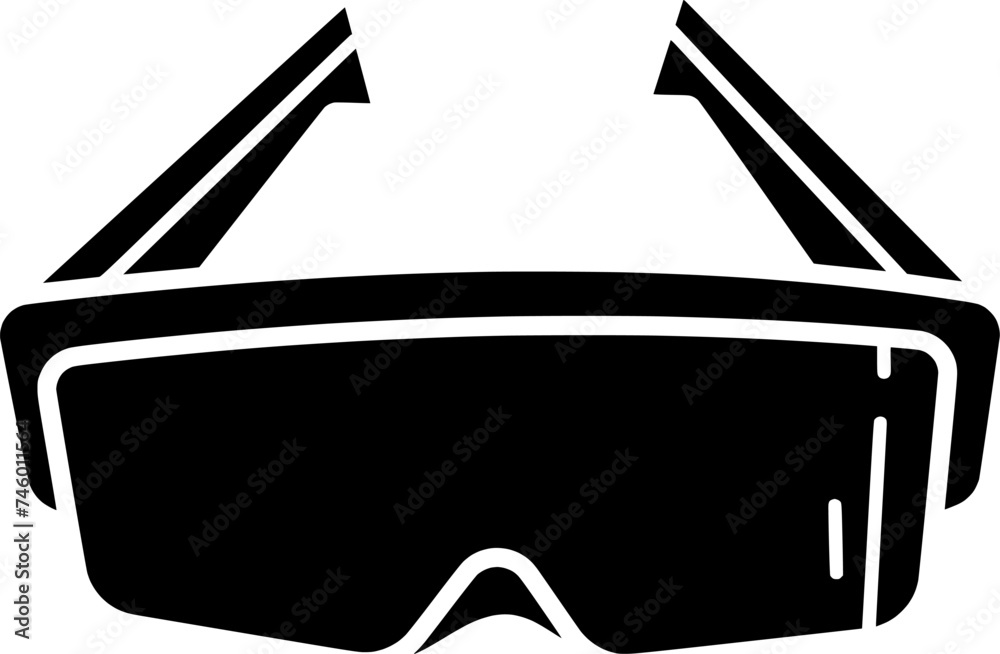 protection illustration safety silhouette glasses logo work icon ...