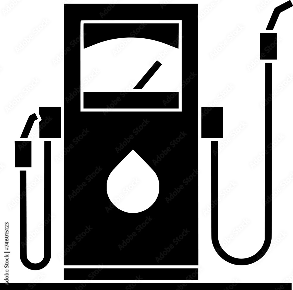 fuel illustration oil silhouette petrol logo gasoline icon gas outline ...