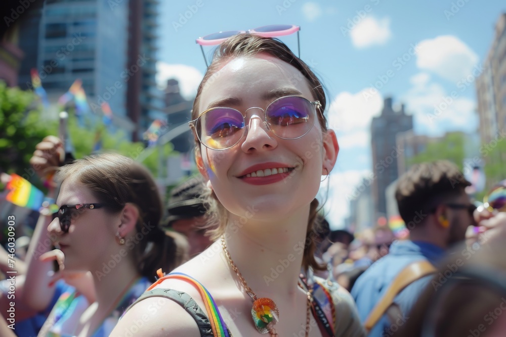 LGBTQ Pride musicians. Rainbow flirtatious colorful undergraduate ...