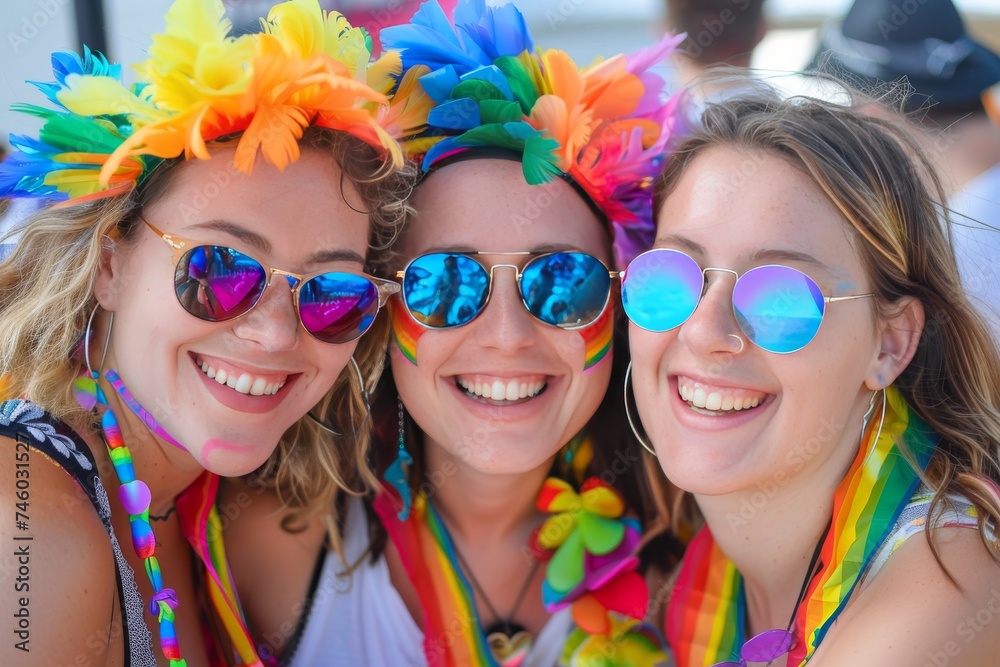 LGBTQ Pride glitzy. Rainbow tie colorful rust orange diversity Flag ...