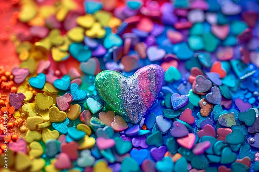 LGBTQ Pride eggplant. Rainbow love self fulfillment colorful art ...