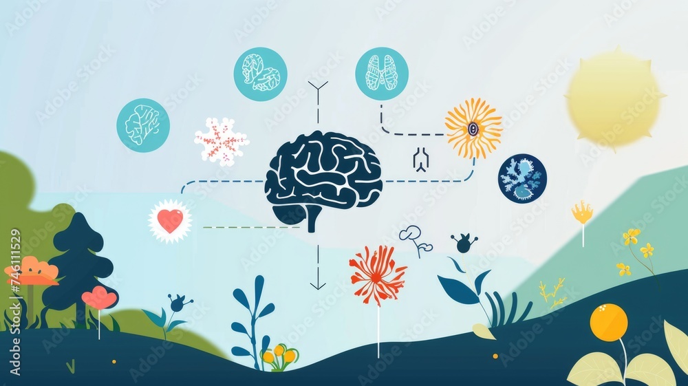 infographic that visually explains the process of cortisol reduction in ...