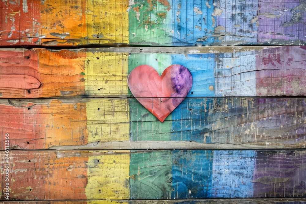 LGBTQ Pride goal setting. Rainbow warmhearted colorful support system ...