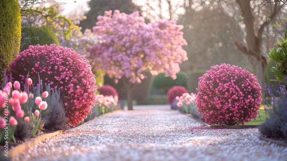 Spring bush shaping and pruning by expert gardener for vibrant garden ...