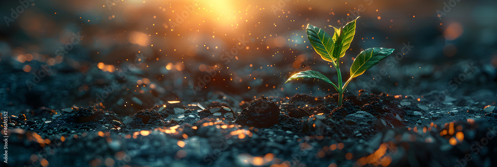 Young fresh plant HD 8K wallpaper Stock Photographic, Watch a young ...