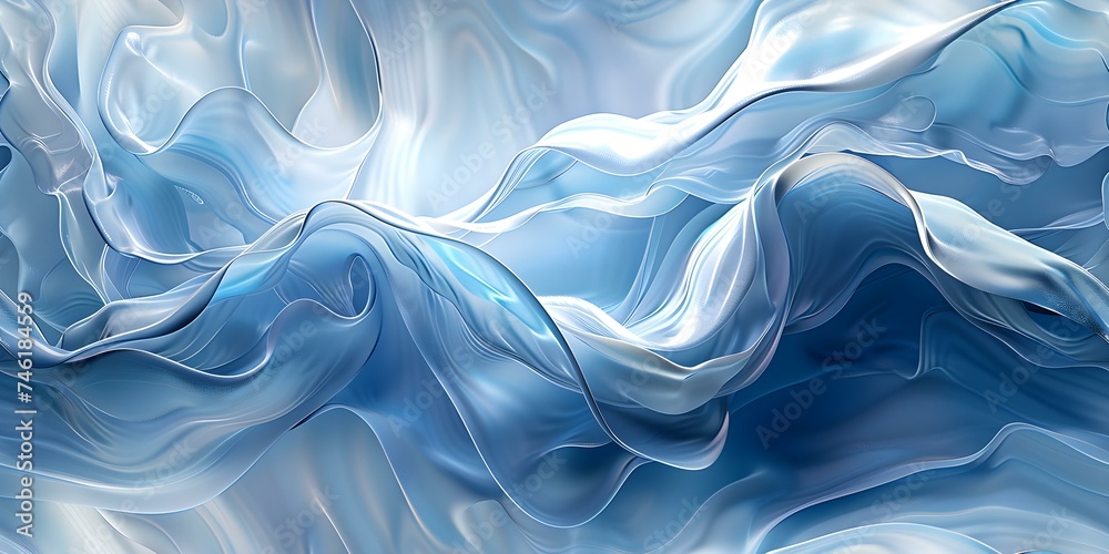 Highresolution digital artwork of a fluid wav. Concept Digital Art ...